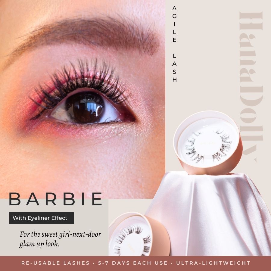 DIY Eyelash Extensions • BARBIE • Cluster Lashes by HanaDolly
