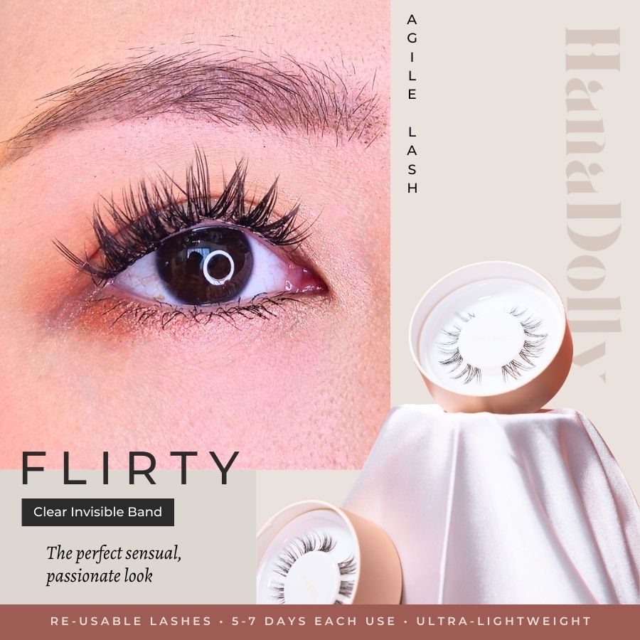 DIY Eyelash Extensions • FLIRTY • Cluster Lashes by HanaDolly