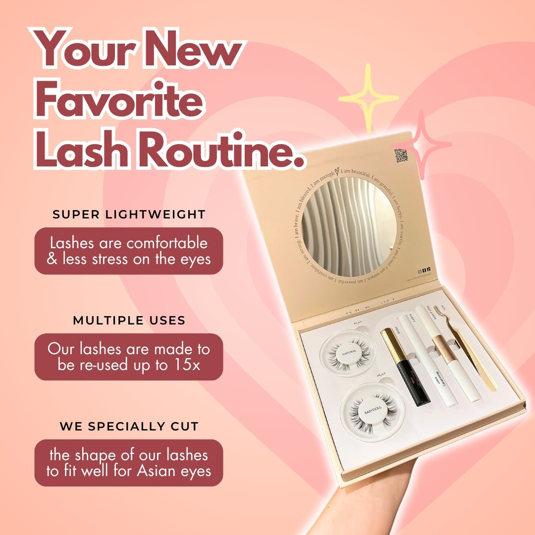 7-Minute Lash Routine Starter Kit - DIY Lash Extension Kit - HanaDolly SG