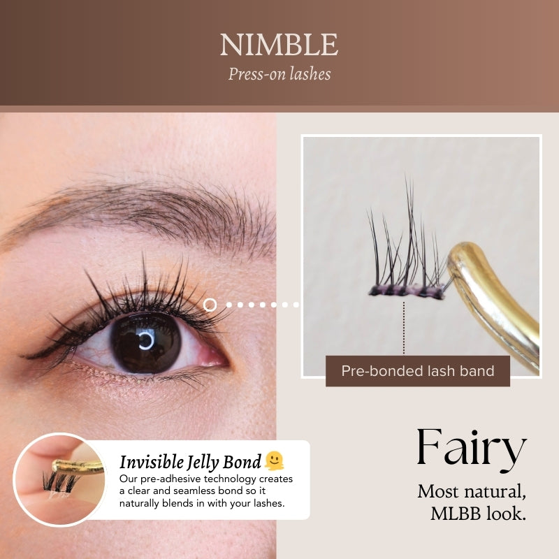 NIMBLE Press-On Lashes (Pre-Bonded) - HanaDolly Lashes SG
