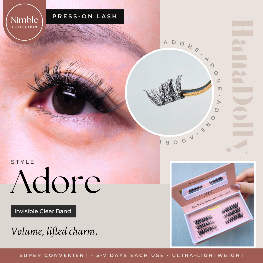 NIMBLE • Press-On Lash Clusters (1-Step Application) • HanaDolly